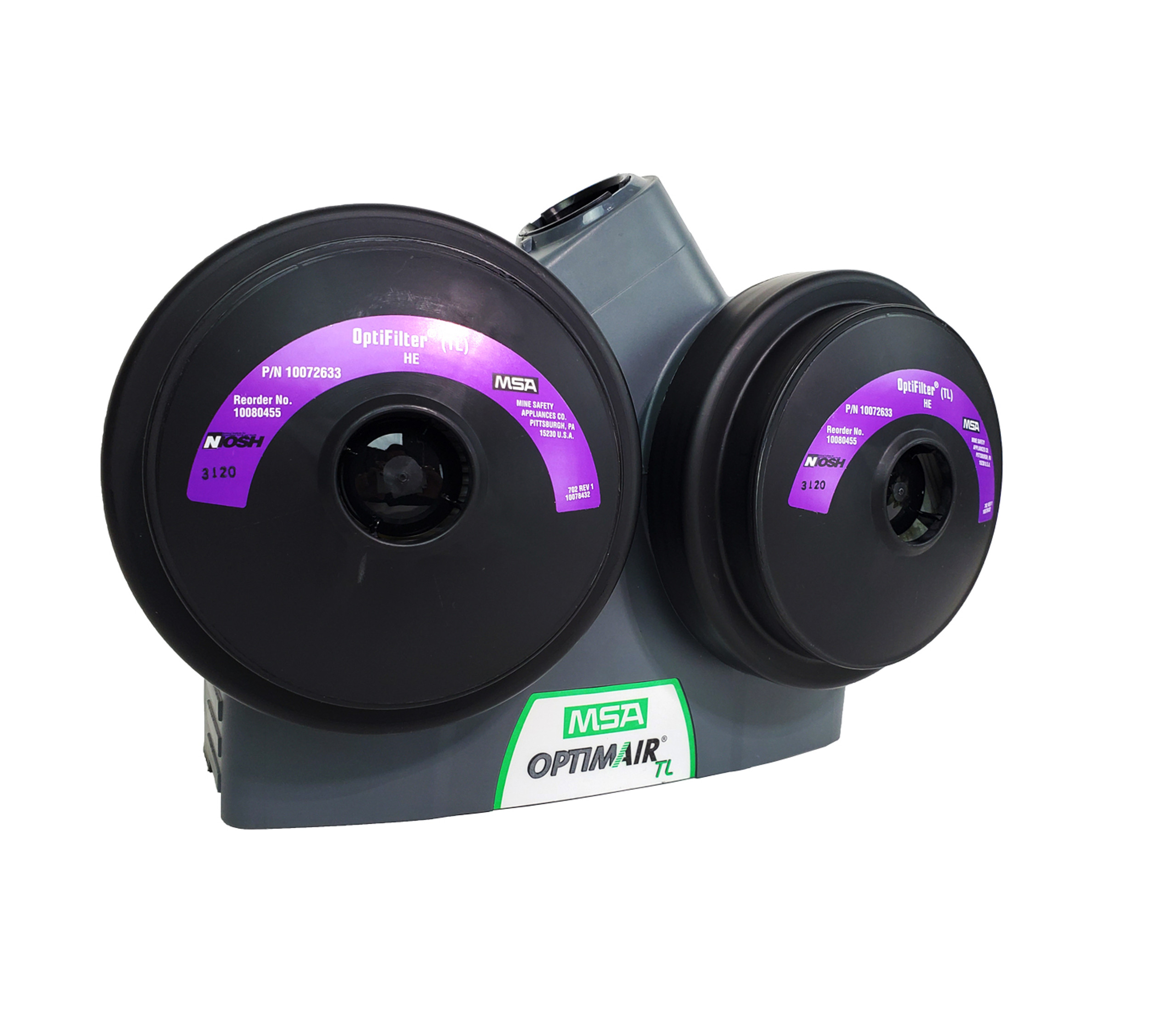 Msa Optimair Tl Papr Complete Kit With Low Profile Hood Extended