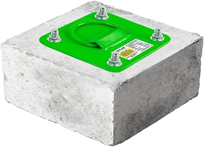 Frontline Concrete and Steel D-Ring Reusable Anchor Plate - Industrial ...