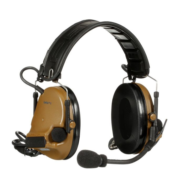 3M MT20H682FB-19 CY PELTOR ComTac V Headset with Dual Lead - Industrial ...