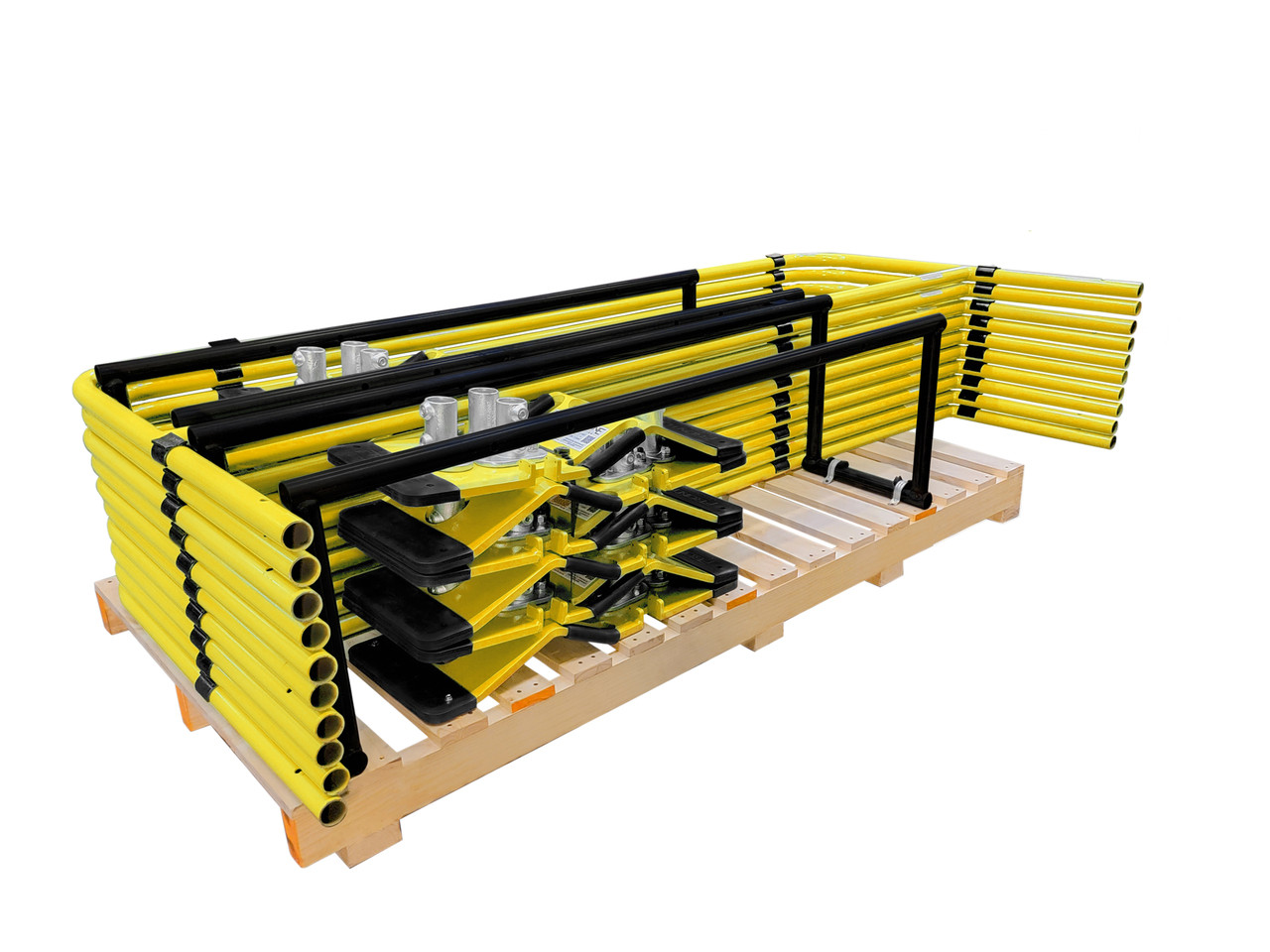 Frontline Guardrail System Non-Penetrating Complete 75' Kit - CAL-OSHA ...