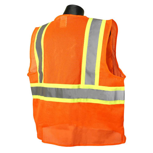 Radians SV225-2Z Class 2 Two-Tone Trim Safety Vest - Industrial Safety ...