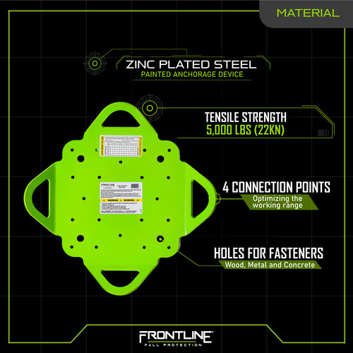 Frontline RO4W Multifunction 4-Way Anchor - Industrial Safety Products