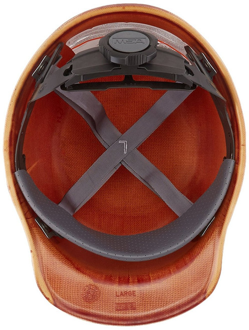 MSA 475405 Hard Hat Cap Style Skullgard Large with Ratchet Suspension ...