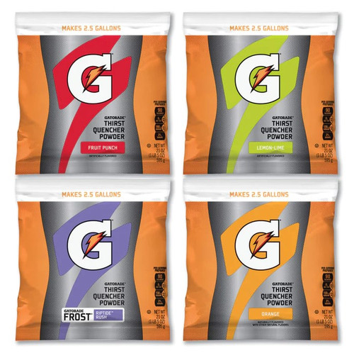 Gatorade 03944 Thirst Quencher Variety Pack 21 oz Powder Packets (32/Case)