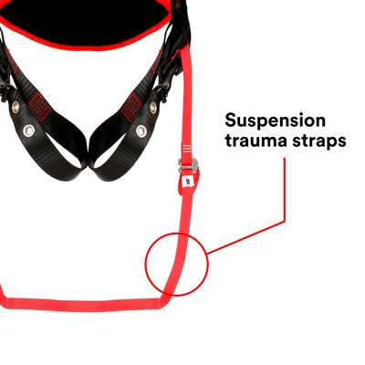 3M Protecta Comfort Vest-Style Positioning Harness (Black) - Industrial ...