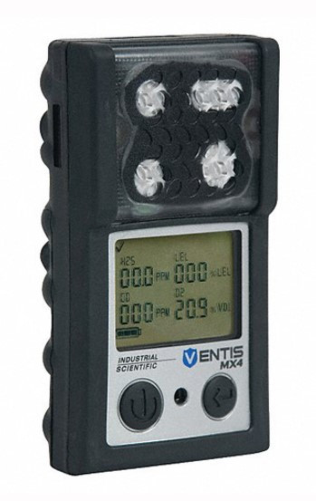 Industrial Scientific Ventis MX4 Personal Multi-Gas Monitor Kit with ...