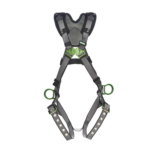 MSA V-FIT Harness with Back & Hip D-Rings and Shoulder & Leg Padding ...