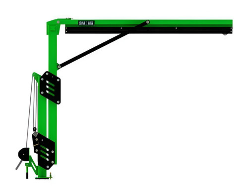 3M DBI SALA 8530896 FlexiGuard M200 Modular Jib Adjustable Height Mast ...
