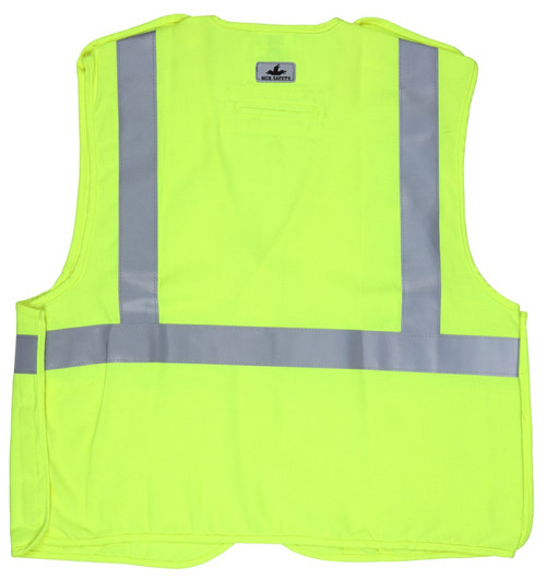 MCR FRMBCL2L Flame Resistant Safety Vest Class 2 Break Away Pattern ...