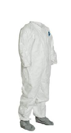 DuPont TY121S Tyvek Coverall with Elastic Wrists and Attached Socks (25 ...