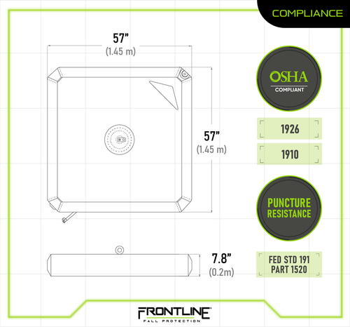 Frontline CW1WB EcoAnchor Counterweight Fall Arrest Anchor System ...