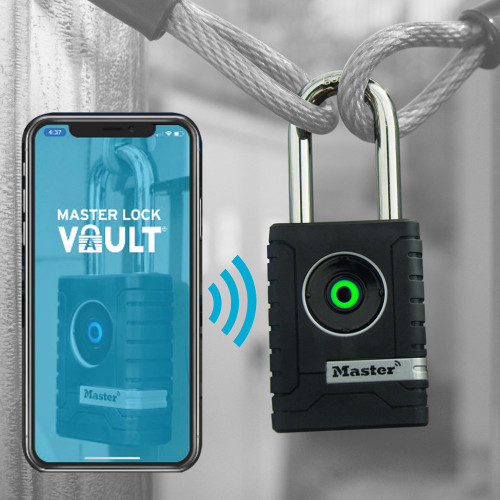 Master Lock 4401LHEC Bluetooth Outdoor Padlock - Industrial Safety Products