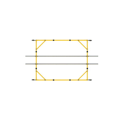 3M DBI SALA 8530288 FlexiGuard Adjustable Height Box Frame System ...