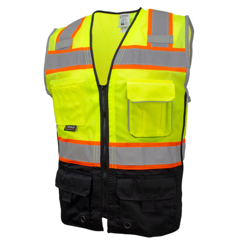Fierce Safety Superior Surveyors SU400 Class 2 Meshed Two Tone Black ...