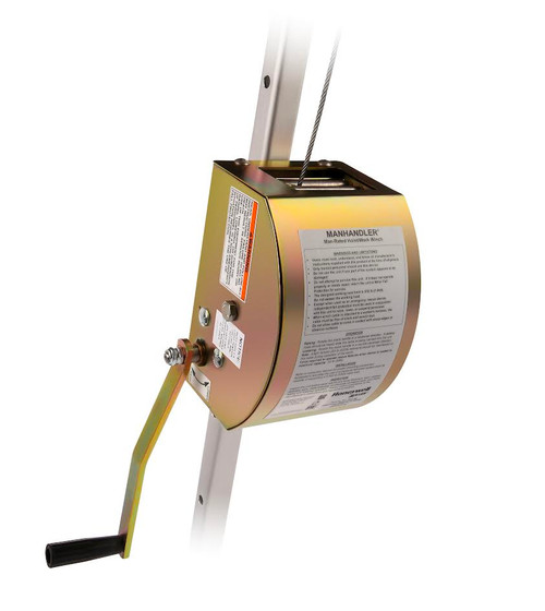 Miller 8442GC-Z7/65FT ManHandler HoistWinch with 65' Galvanized Wire ...