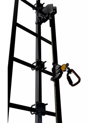 3M DBI SALA 6116618 Lad-Saf Cable Vertical Safety System Bracketry with ...