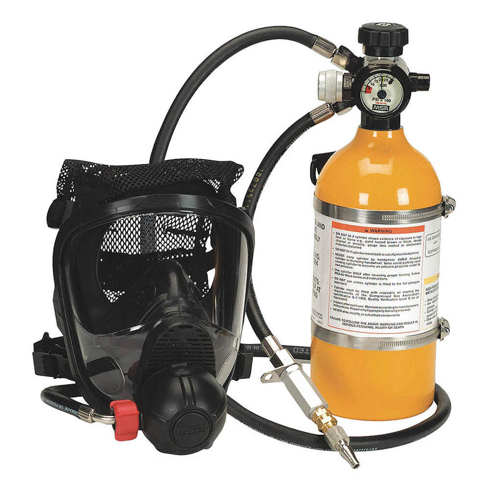 MSA 455299 Self-Rescuer Respirator with Protective Case - Industrial ...