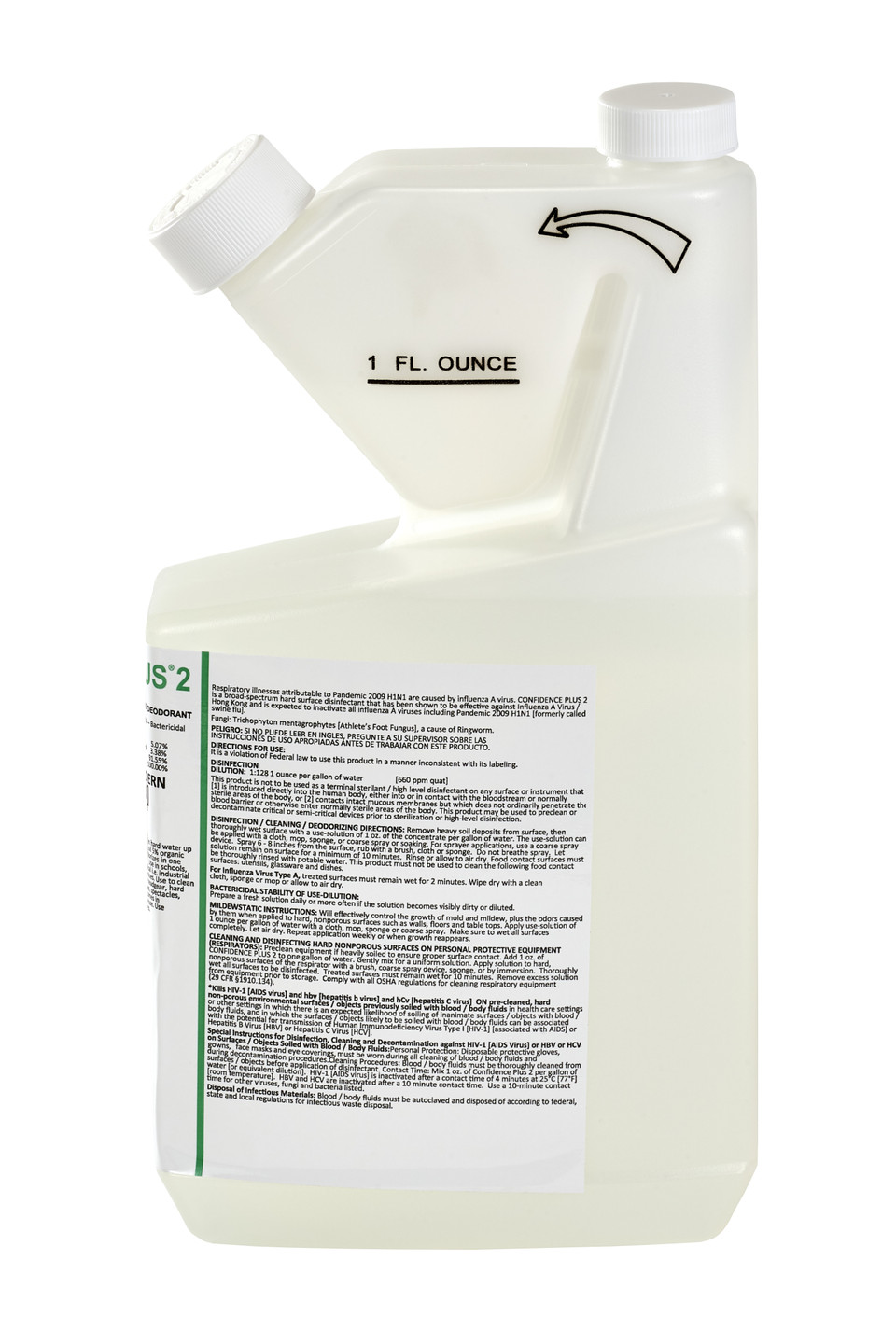 MSA 10009971 Confidence Plus Germicidal Cleaner (32 oz) - Industrial ...