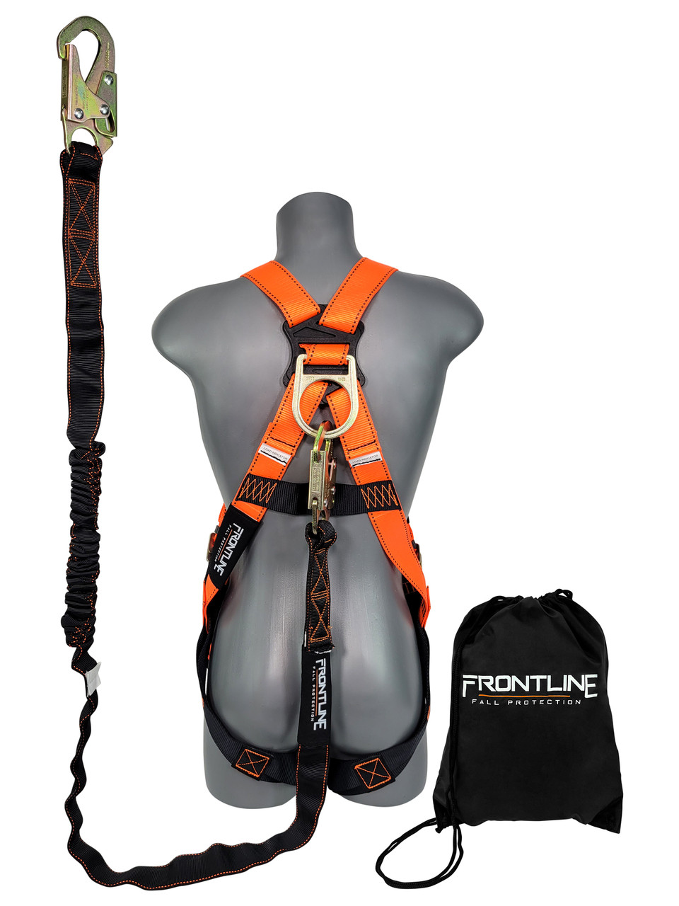 Frontline Combat Compliance Kit - Harness and 6' Single Leg Lanyard ...
