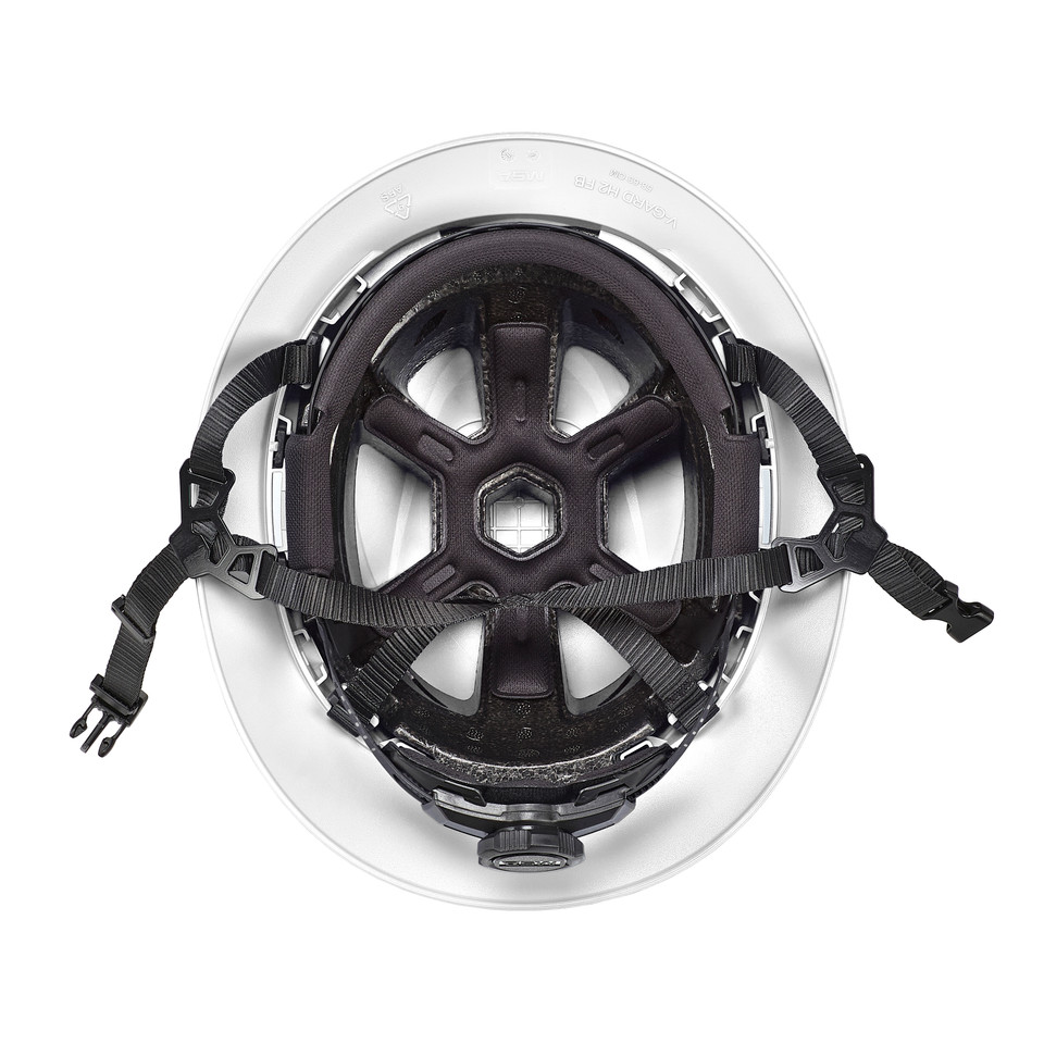 MSA V-Gard H2 Full Brim Vented Safety Helmet - Type 2 - Industrial ...