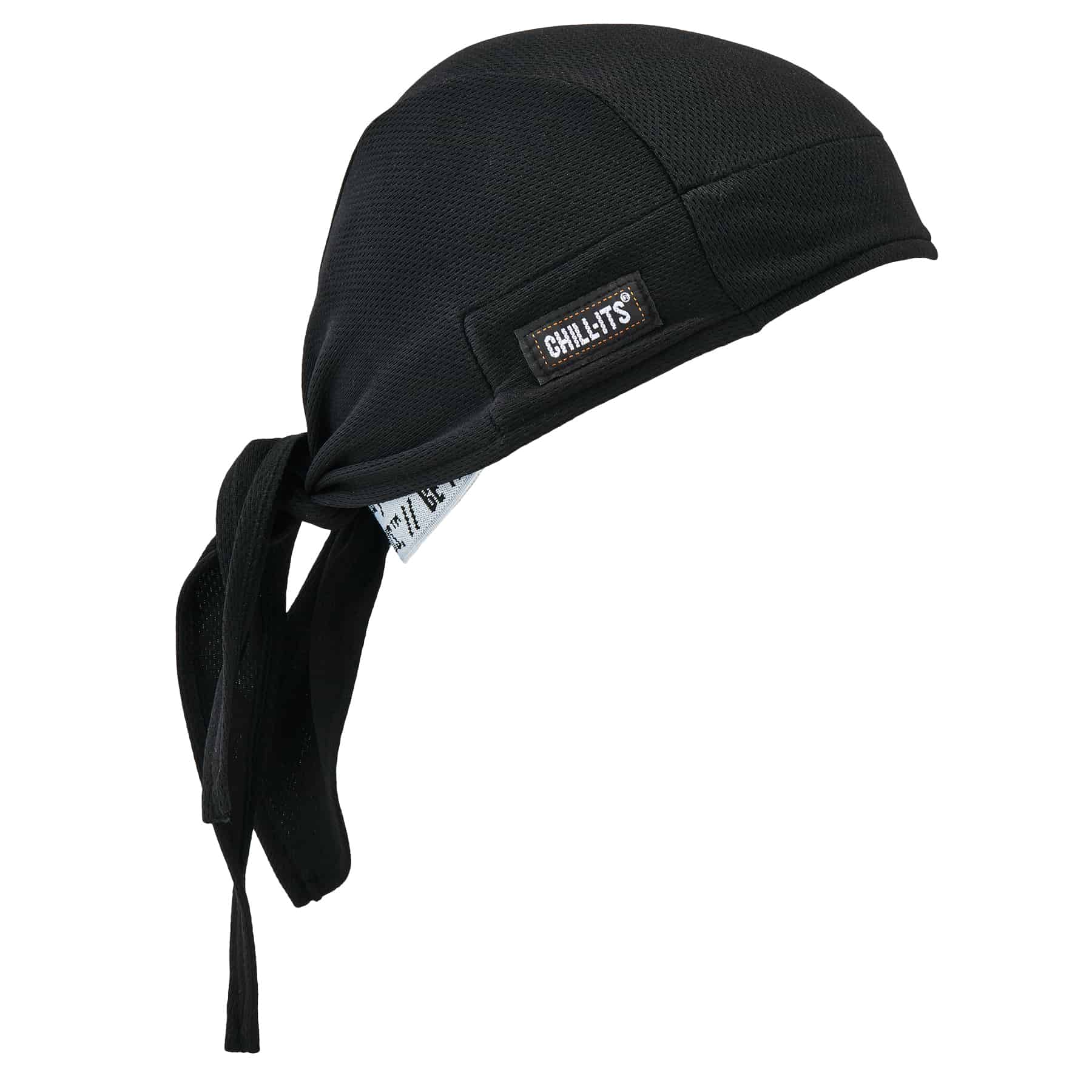 Ergodyne 6615 Chill-Its Black High-Performance Dew Rag - Industrial ...