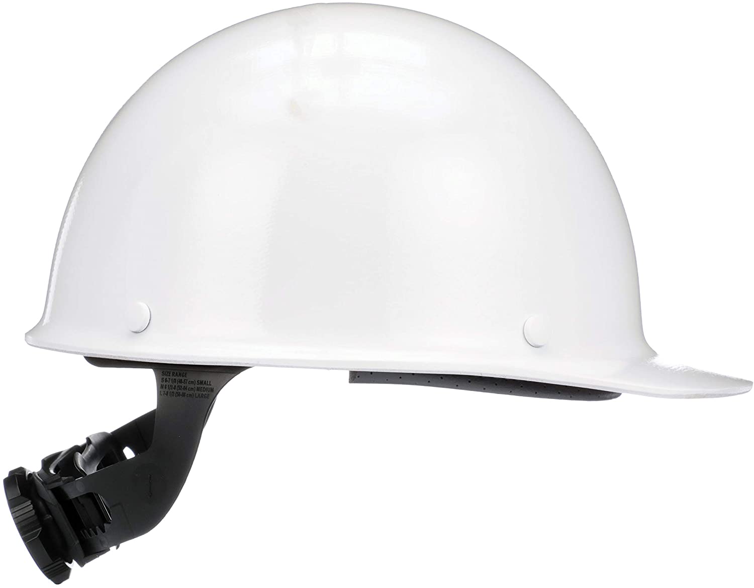 MSA 475396 White Skullgard Cap Hard Hat with Ratchet Suspension ...