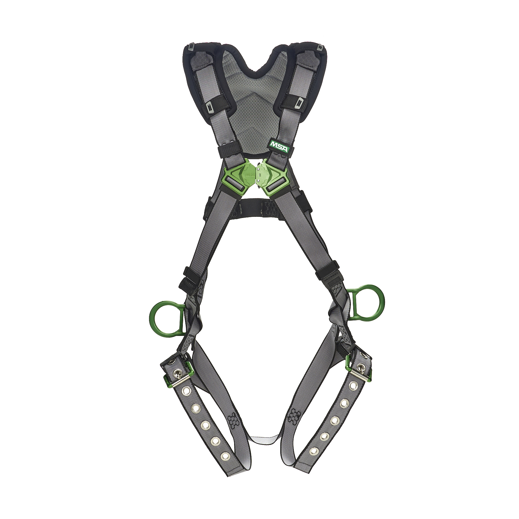 MSA V-FIT Harness with Back & Hip D-Rings and Shoulder Padding ...