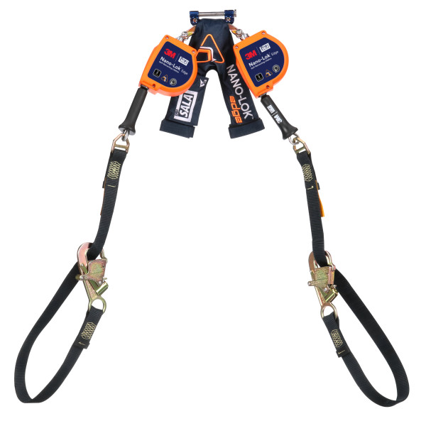 3M DBI SALA 3500287 Nano-Lok Edge Twin-Leg Tie-Back Personal Self-Retracting Lifeline with ...