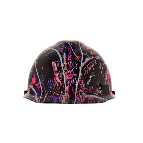 MSA 10204770 Muddy Girl V-Gard Hydro Dip Hard Hat Cap Style ...