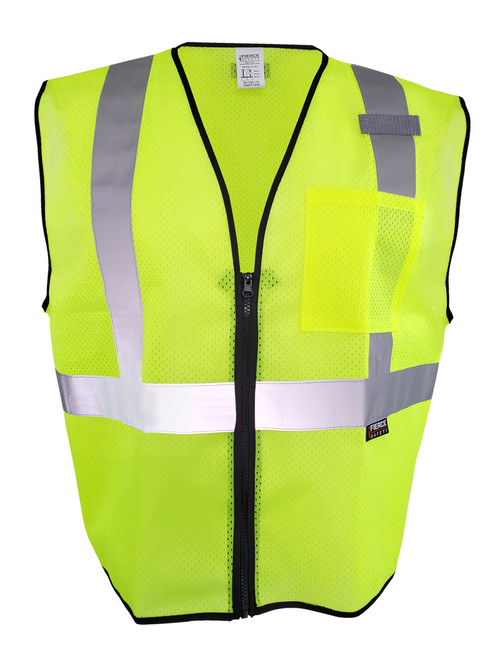 Fierce Safety EC150G Class 2 Economy Green Reflective Vest - Industrial ...