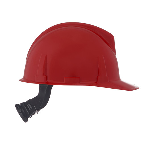 MSA 475384 Topgard Hard Hat with Fas-Trac III Suspension Red ...