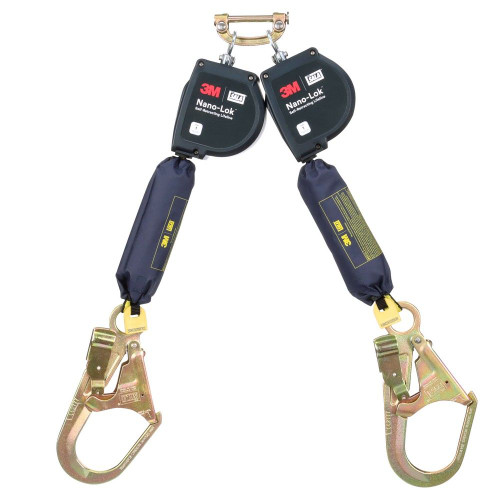 3M DBI SALA 3100615 Nano-Lok XL Twin-Leg Self-Retracting Lifeline with ...