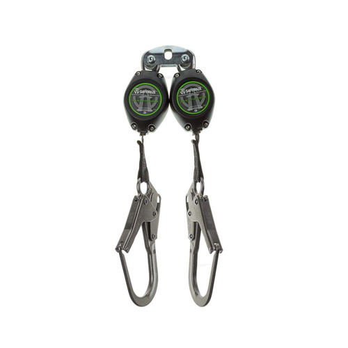 SafeWaze FS-FSP14085-W-RBH Dual-Leg Web Retractable with Rebar Hooks (7 ...