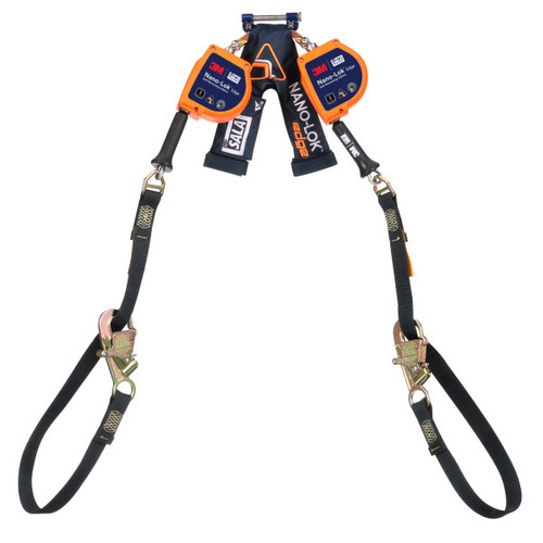 3M DBI SALA 3500287 Nano-Lok Edge Twin-Leg Tie-Back Personal Self-Retracting Lifeline with ...