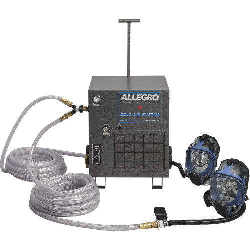 Allegro 9200-02CA 2 Worker Full Mask Breathing Cold Air Respirator ...