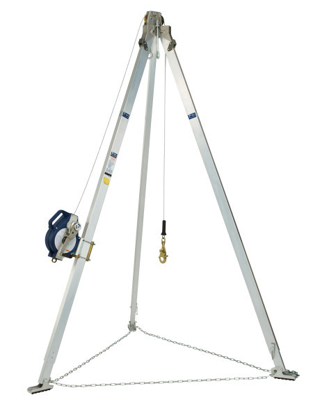 3M DBI SALA 8301091 Confined Space Aluminum Tripod with 3-Way SRL 7 ft ...