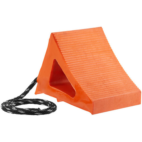 Cortina 2048WC-O7E Hollow Single Unit Wheel Chock with Eye Hook and ...