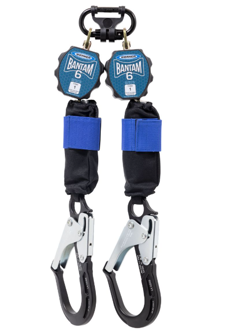 Werner R431006-R Bantam Web Self-Retracting Lifeline with Twinleg ...