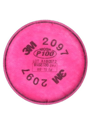 3M 2097 Respirator P100 Filters For 6000, and 7000 Series - Industrial ...