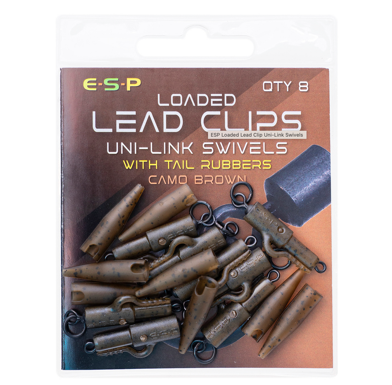 ESP Loaded Lead Clip Uni-Link Swivels - Hooked Tackle