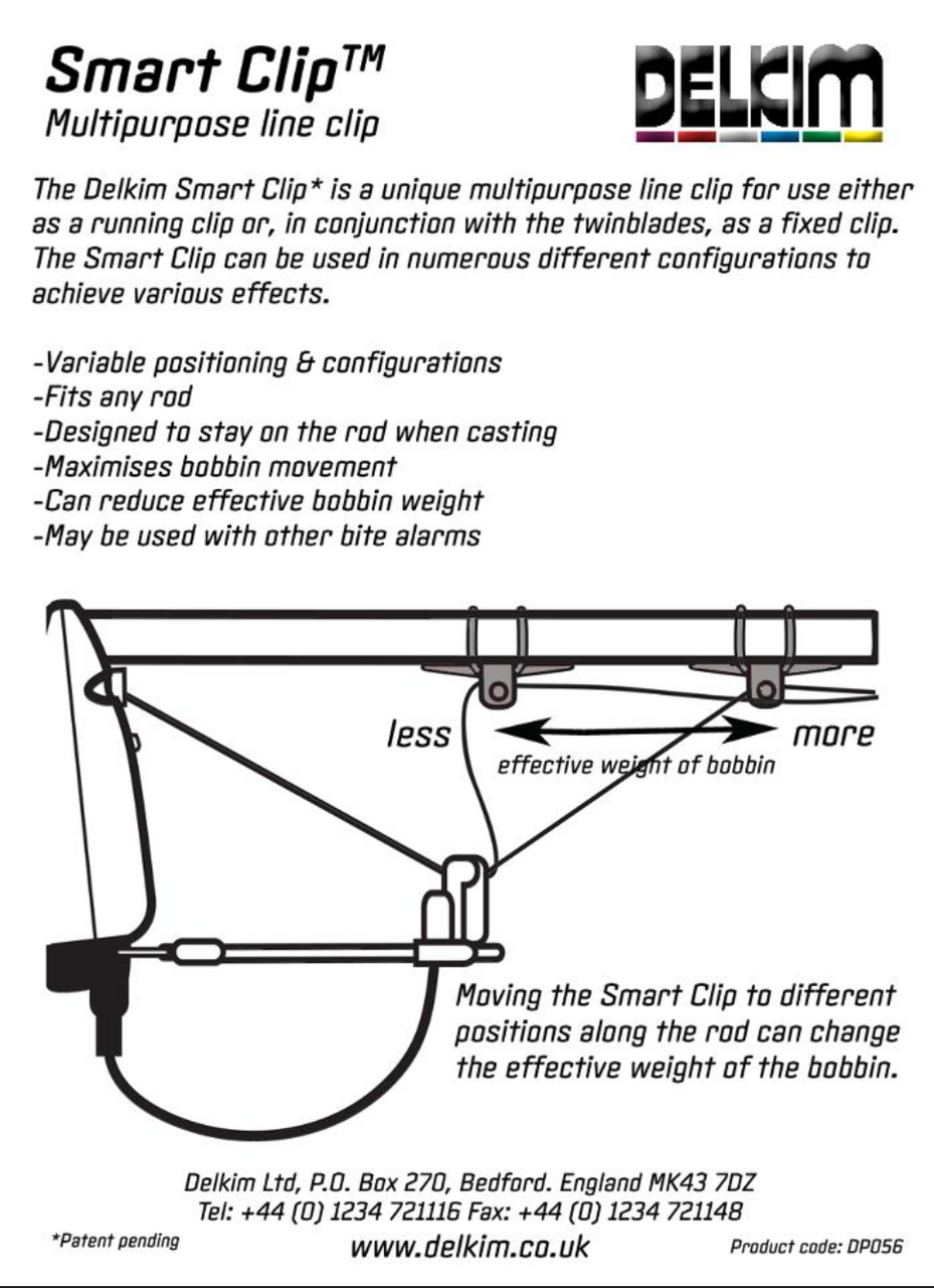 Delkim Smart Clips | Bite Indication | Hooked
