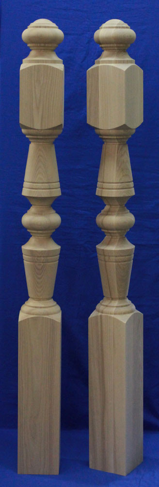 Turned Newel Posts - Stair Newel Posts - Shop Online - Kinzel Wood Products