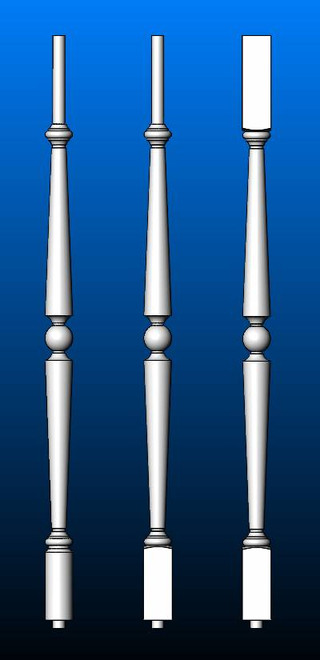 K02 Series Wood Balusters - Proudly Made in USA