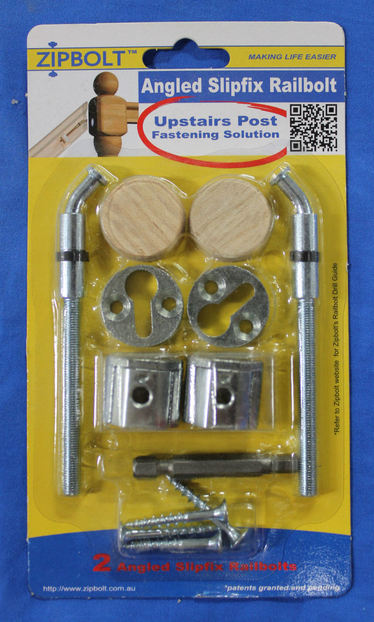 K3023 Slipfix Angle Railbolt - Double Pack - Kinzel Wood Products Store