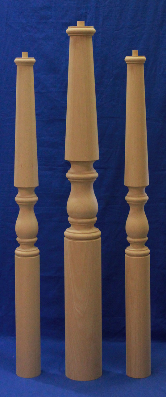 K06 Turned Newel Posts OTP - Proudly Made in USA - Shop Online