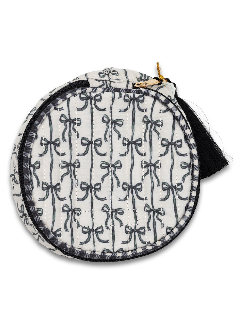 0126-BAG-QLTD-TSL-BLKBOW - Simply Southern