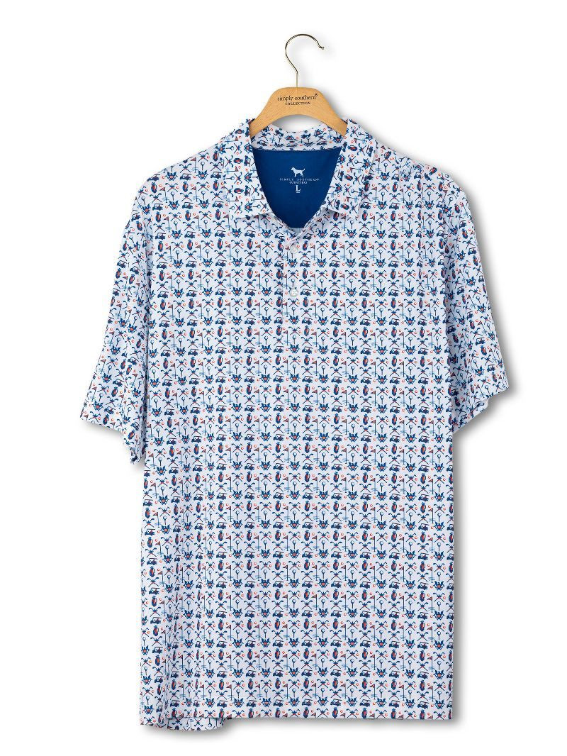 Simply Southern Mens Knit Polo