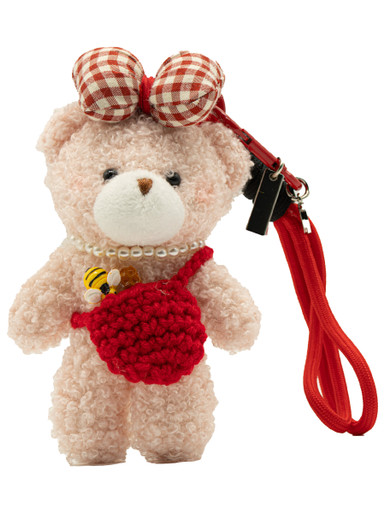 0225-BAG-CHARM-PLSH-BEE - Simply Southern