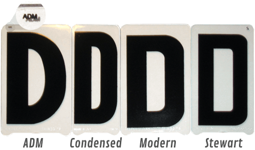 How to Identify the Font Style of Your Changeable Copy Sign Letters ...