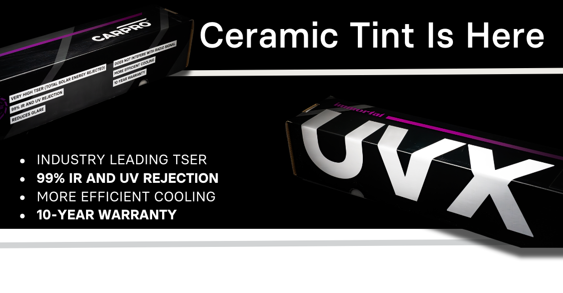 Unparalleled Protection with CARPRO UVX Ceramic Window Film - Skys The Limit Car Care